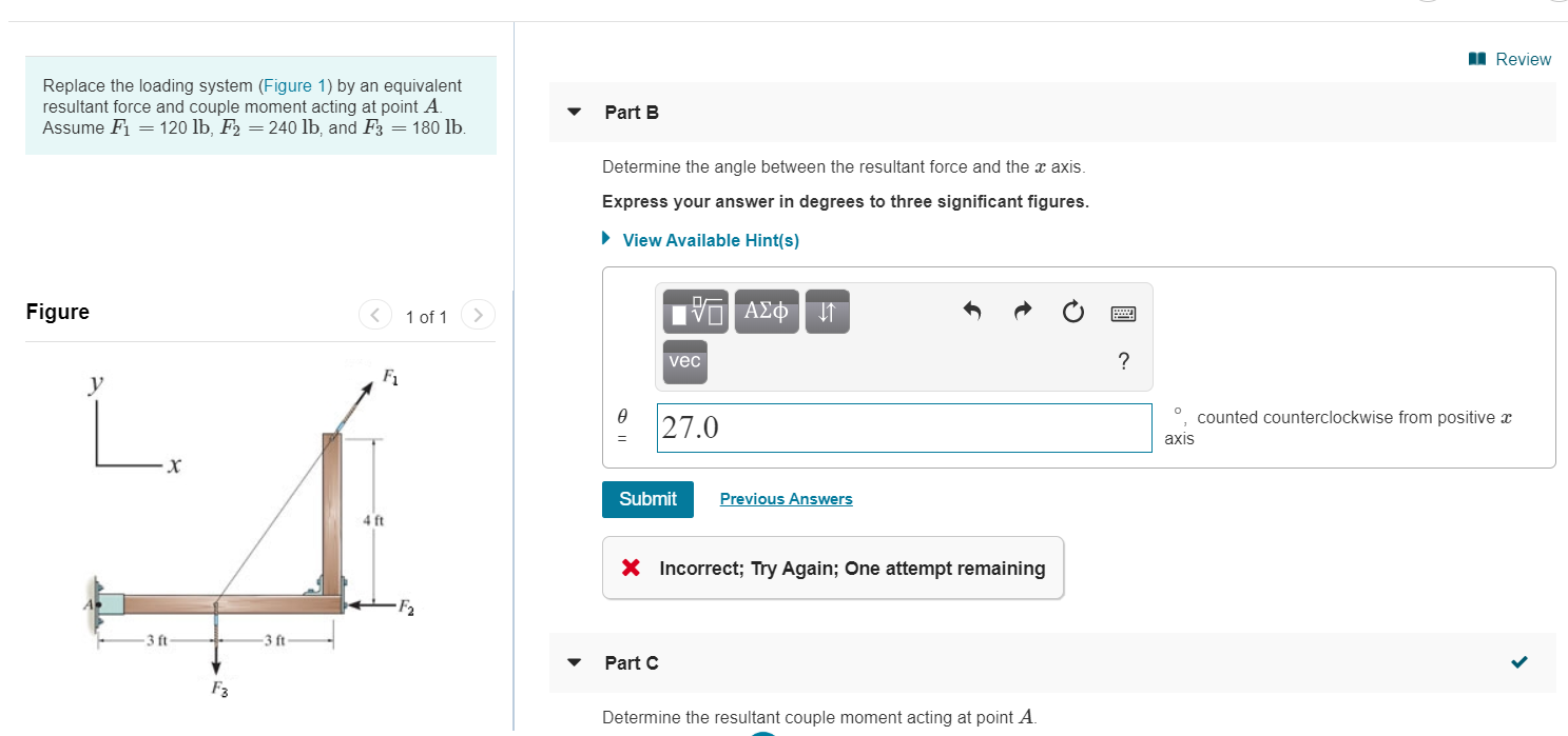 Solved Review Replace the loading system (Figure 1) by an | Chegg.com Solved Review Replace the loading system (Figure 1) by an | Chegg.com