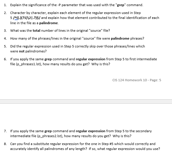 Solved Positive and negative lookahead assertions, positive | Chegg.com
