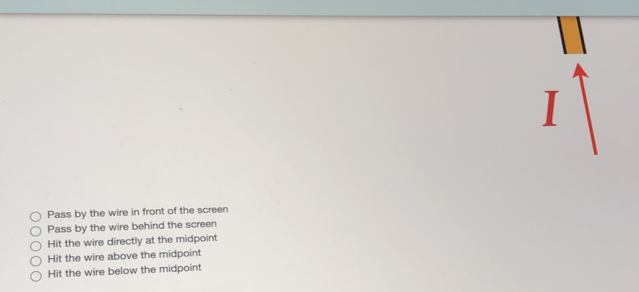 Solved a proton is fired directly at the midpoint of the | Chegg.com