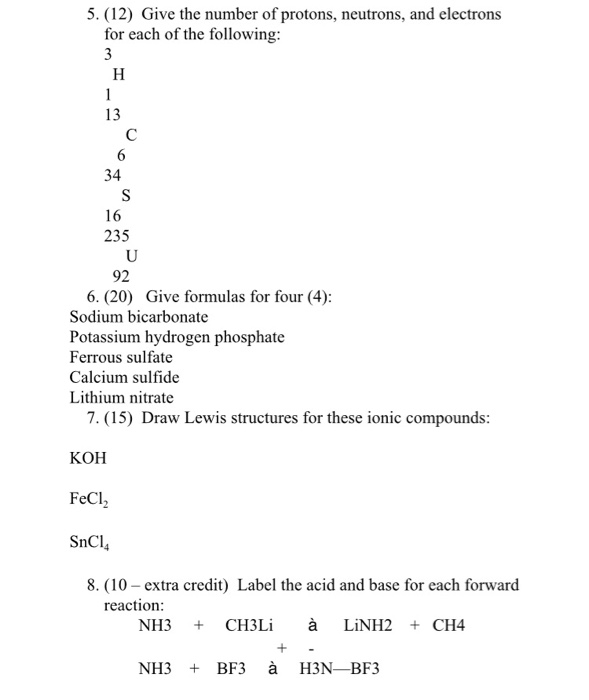 Hydrogen Number Of Protons Neutrons And Electrons