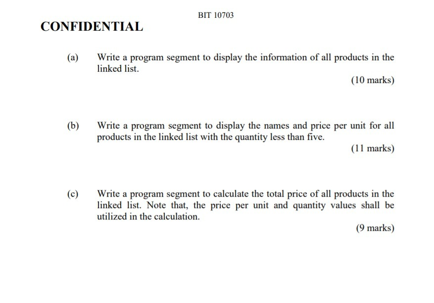 Solved 21 Answer Q1(a)-Q1(e) based on the information given | Chegg.com