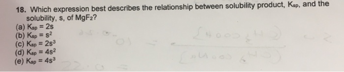 Solved 18. Which expression best describes the relationship | Chegg.com