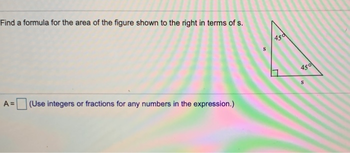 Solved Find a formula for the area of the figure shown to | Chegg.com