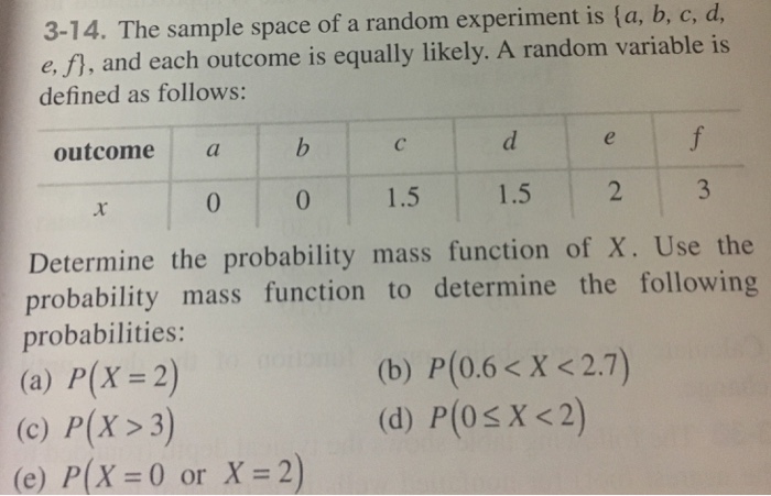 Solved 3 34 Determine The Cumulative Distribution Function