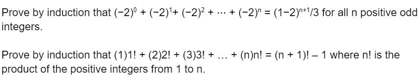Prove by induction that | Chegg.com