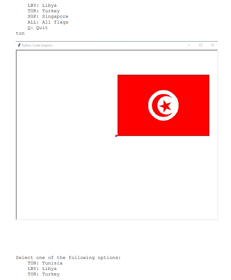 How To Draw Flags In Python