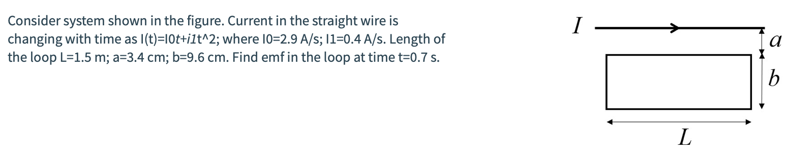 Solved Consider system shown in the figure. Current in the | Chegg.com