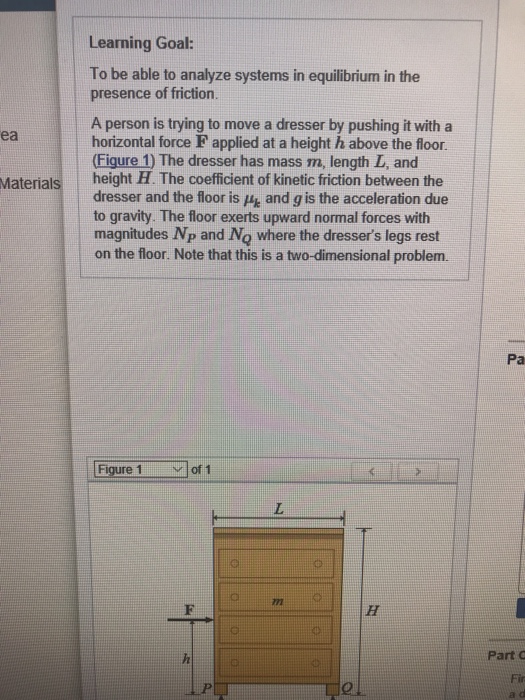 Learning Goal: To be able to analyze systems in | Chegg.com