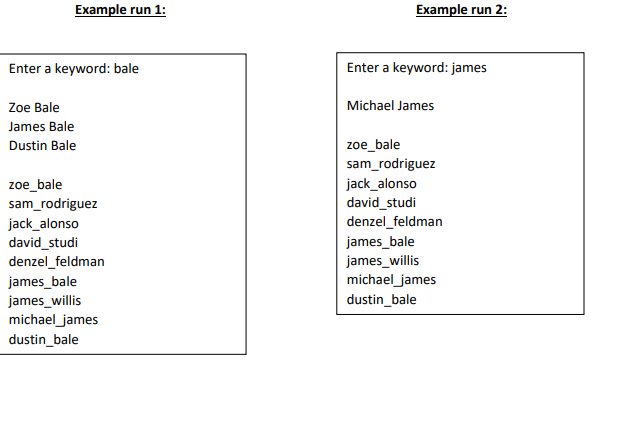 Solved Prelab 03 You are asked to complete keywordSearch.c | Chegg.com