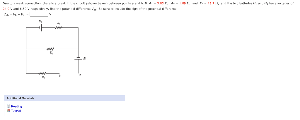 Solved Due to a weak connection, there is a break in the | Chegg.com