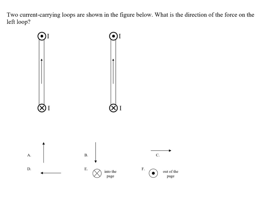 Solved Two current-carrying loops are shown in the figure | Chegg.com