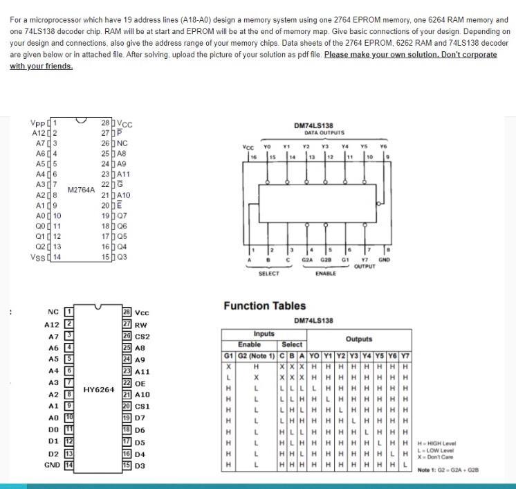 Solved For a microprocessor which have 19 address lines | Chegg.com