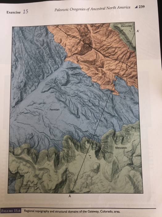 Solved 238 Exercise 15 Paleozoic Orogenies of Ancestral | Chegg.com