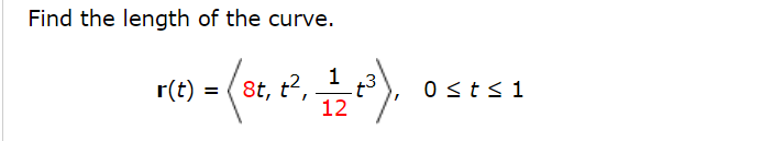 Solved Find the length of the | Chegg.com