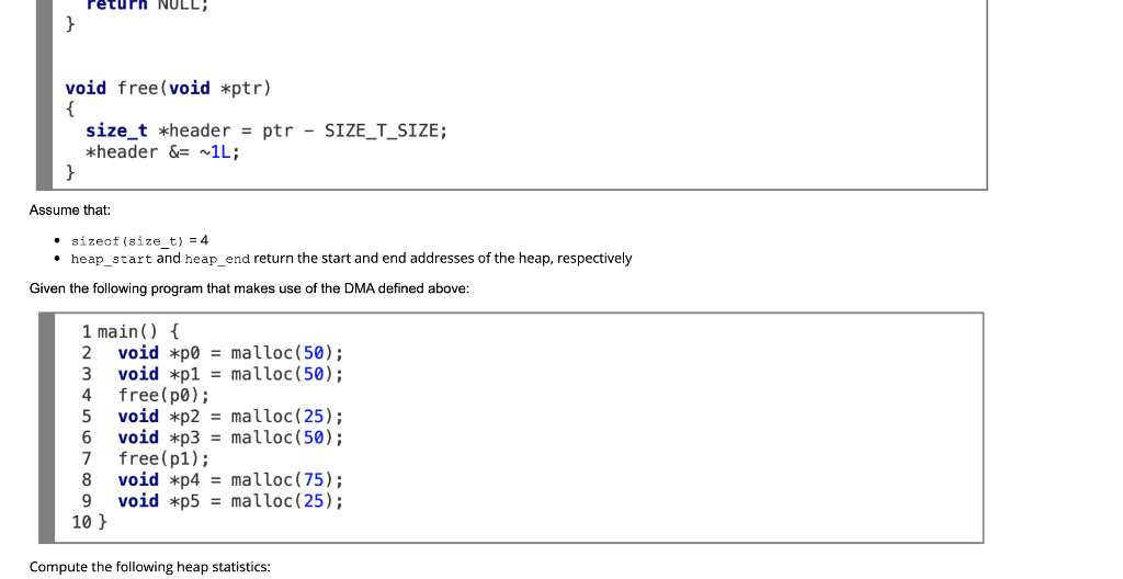 Solved Consider the following DMA implementation: #define | Chegg.com Solved Consider the following DMA implementation: #define | Chegg.com