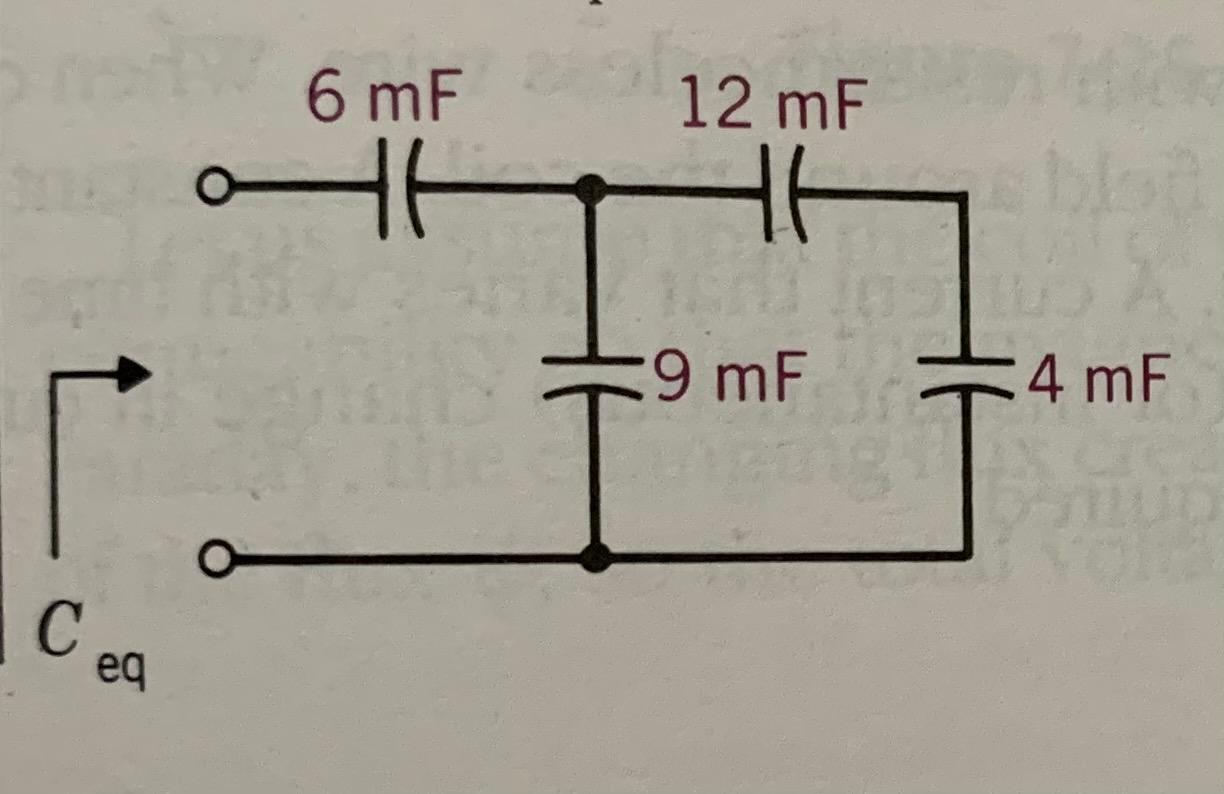 Solved 6 mF 12 mF HE 9 mF 4 mF С Cea | Chegg.com
