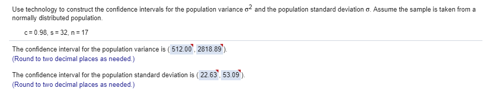 Solved Use technology to construct the confidence intervals | Chegg.com