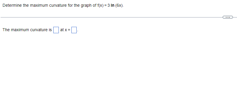 Solved Determine the maximum curvature for the graph of | Chegg.com