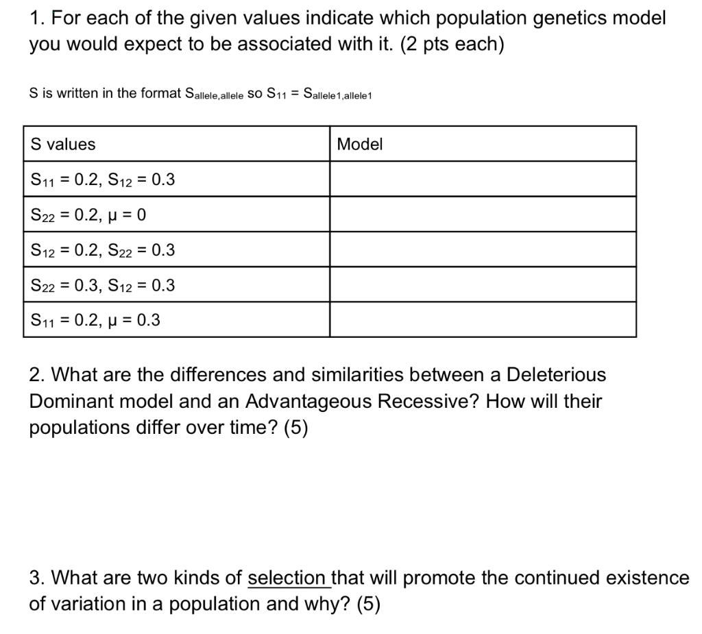 Solved PLEASE CHOOSE BETWEEN THE MODELS: Advantages | Chegg.com