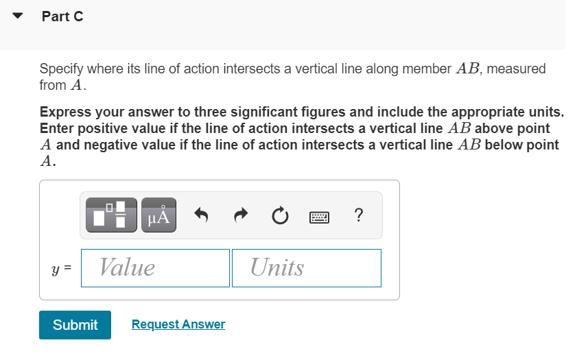 Solved Part B Determine The Angle Between The Resultant