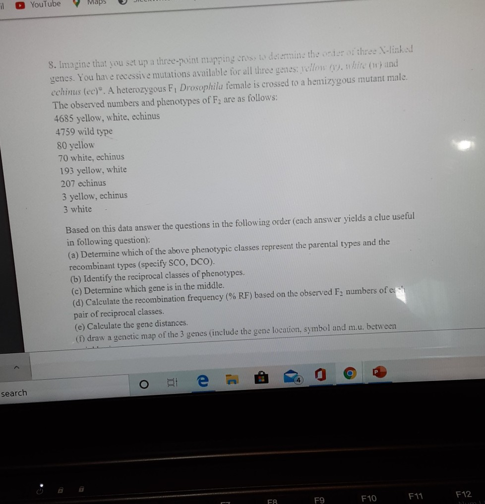 Solved S. Imagine that you set up a three-point mapping crus | Chegg.com