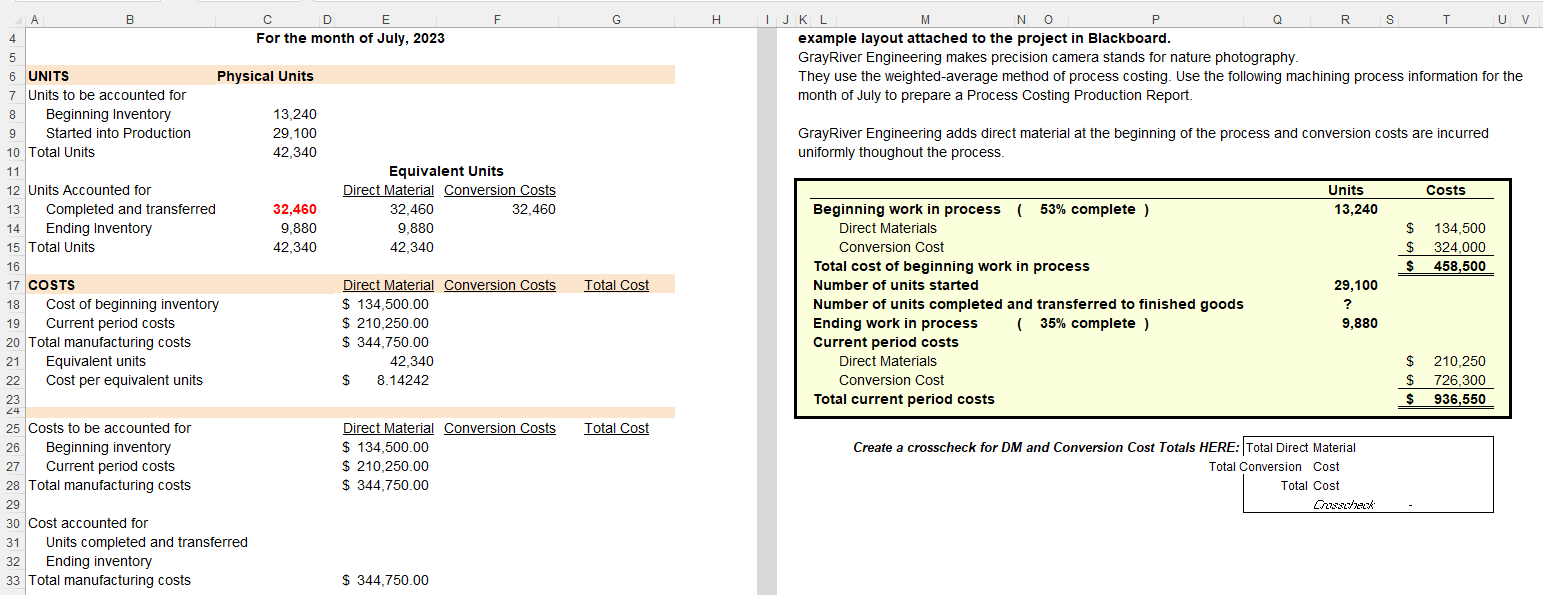 example layout attached to the project in Blackboard. | Chegg.com