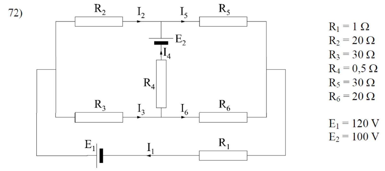 Solved Calculate the unknown currents I1, I2, I3, I4, I5 and | Chegg.com