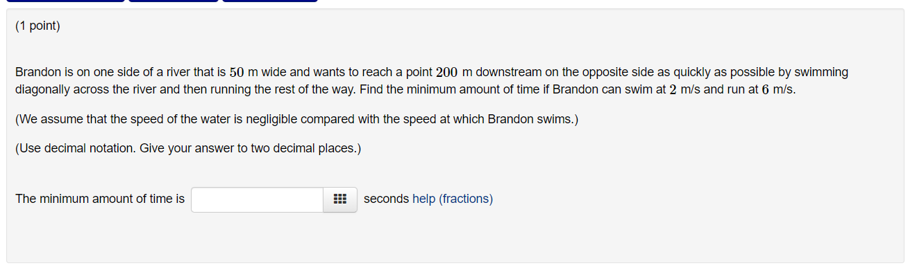 Solved (1 point) A box is contructed out of two different | Chegg.com