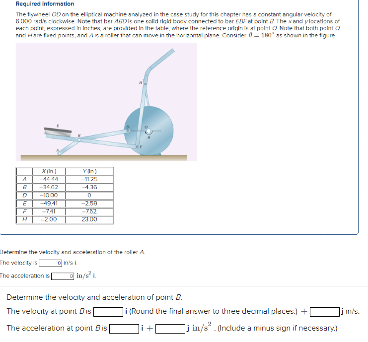 Solved Required informationThe flywheel OD on ﻿the | Chegg.com