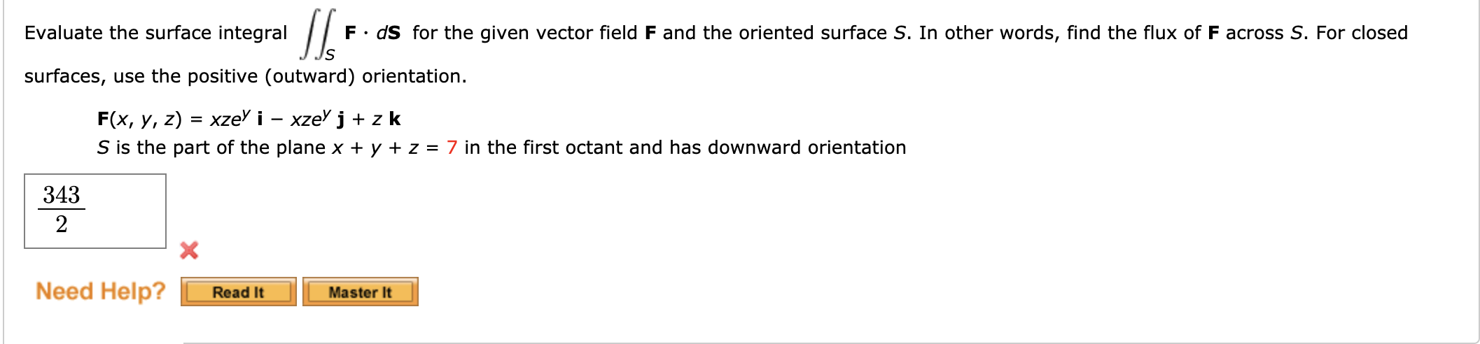 Solved Evaluate the surface integral Sle Fºds for the given | Chegg.com