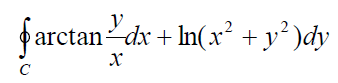 Solved C : x^2 + y^2 = 4 Calculate the curvilinear integral | Chegg.com