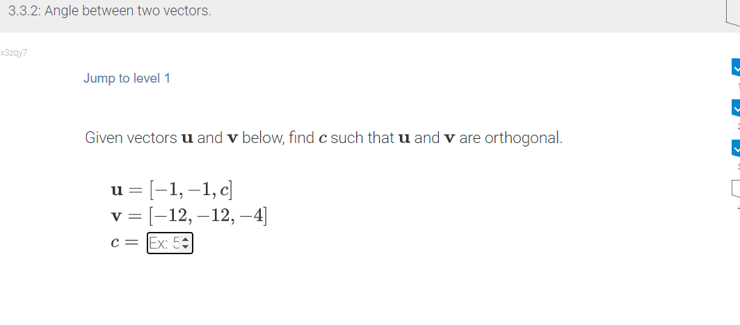 Solved Angle between two vectors(Help) | Chegg.com