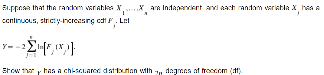 Solved Suppose that the random variables X1,…,Xn are | Chegg.com