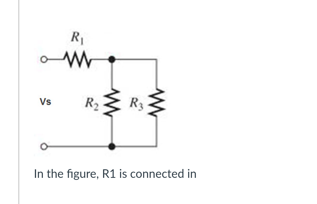 Solved In the figure, R1 is connected in | Chegg.com