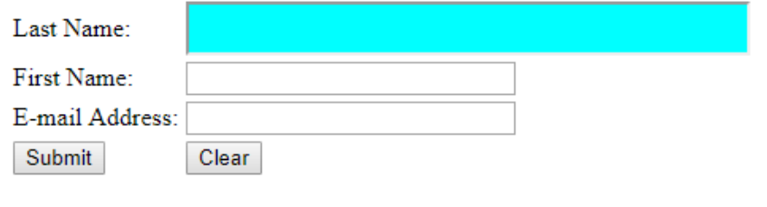 Solved Write CSS rules to generate a form such as the one | Chegg.com