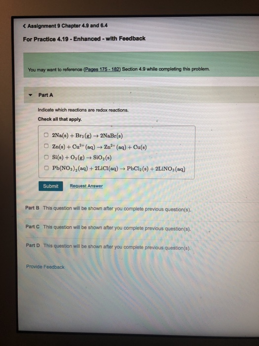 Solved Assignment 9 Chapter 4.9 and 6.4 For Practice | Chegg.com