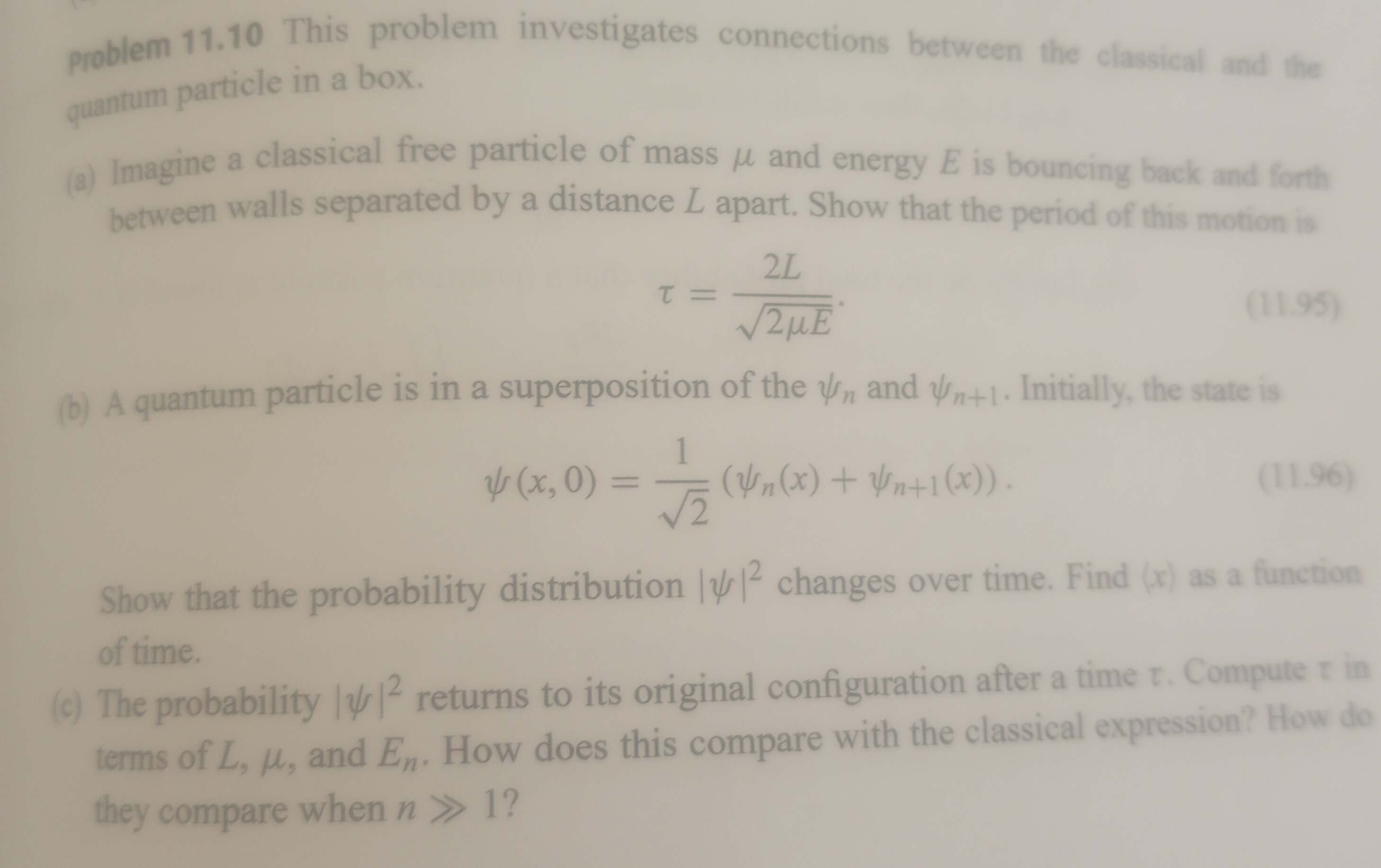 Solved Need help with parts b and c (equation 11.95 is a | Chegg.com