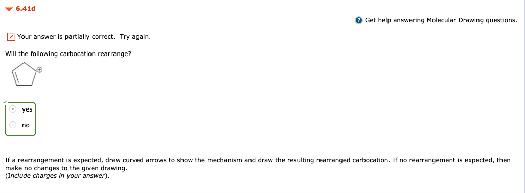 Solved If a rearrangement is expected, draw curved arrows to | Chegg.com