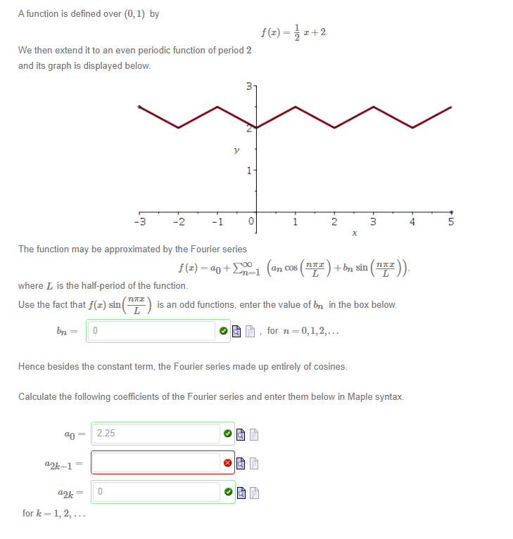 Solved A function is ﻿defined over | Chegg.com