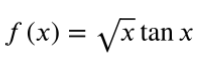 Solved h(u)=csc(5u3)f(x)=xtanx | Chegg.com