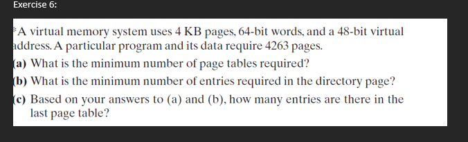 A virtual memory system uses 4 KB pages, 64 -bit | Chegg.com
