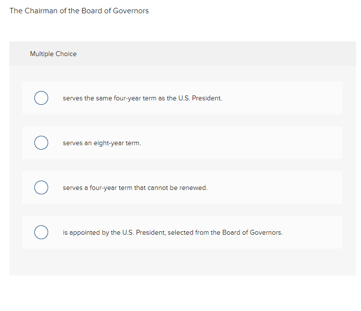 Solved Do you think the current policy of maintaining | Chegg.com