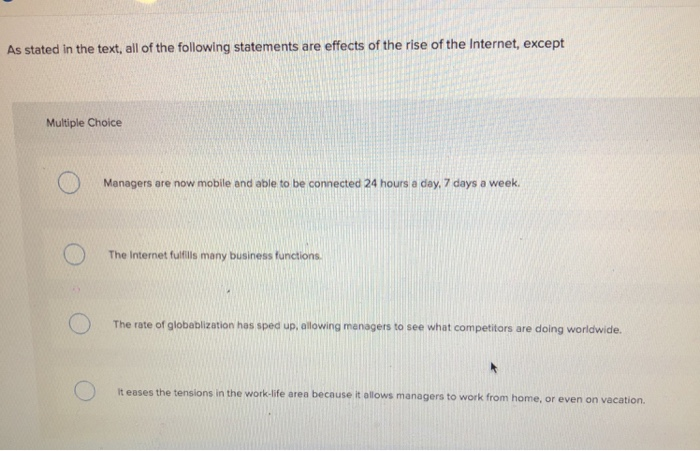 Solved As stated in the text, all of the following | Chegg.com