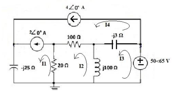 Solved 1. Write a set of phasor node voltage equations (use | Chegg.com