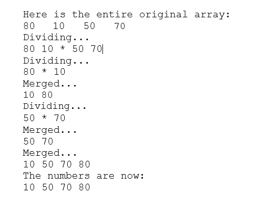 Solved Use Mergesort.java (provided at the bottom). Modify | Chegg.com