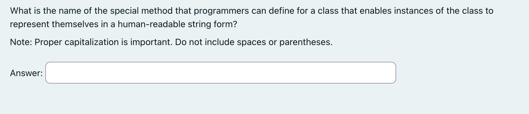 Solved How can you distinguish an instance variable from a | Chegg.com