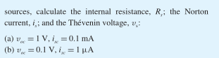 Solved 1.23 Any given signal source provides an open-circuit | Chegg.com