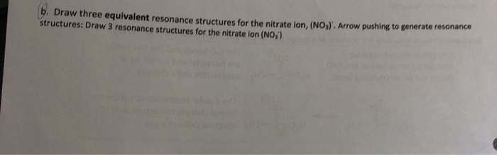 Solved Draw three equivalent resonance structures for the | Chegg.com
