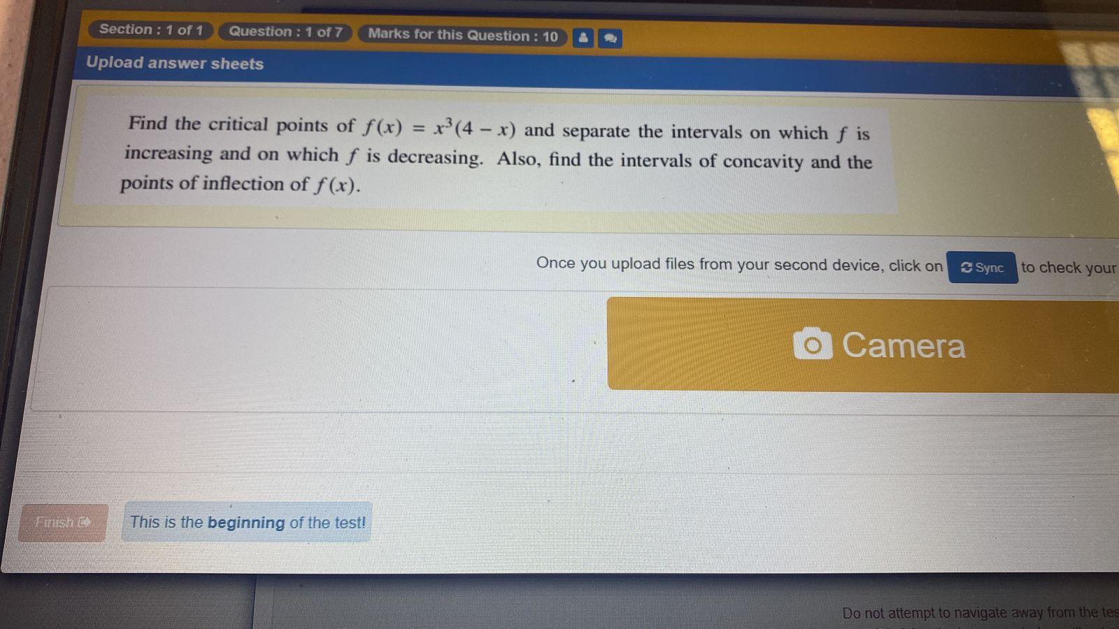 Solved Section 1 Of 1 Question 1 Of 7 Marks For This