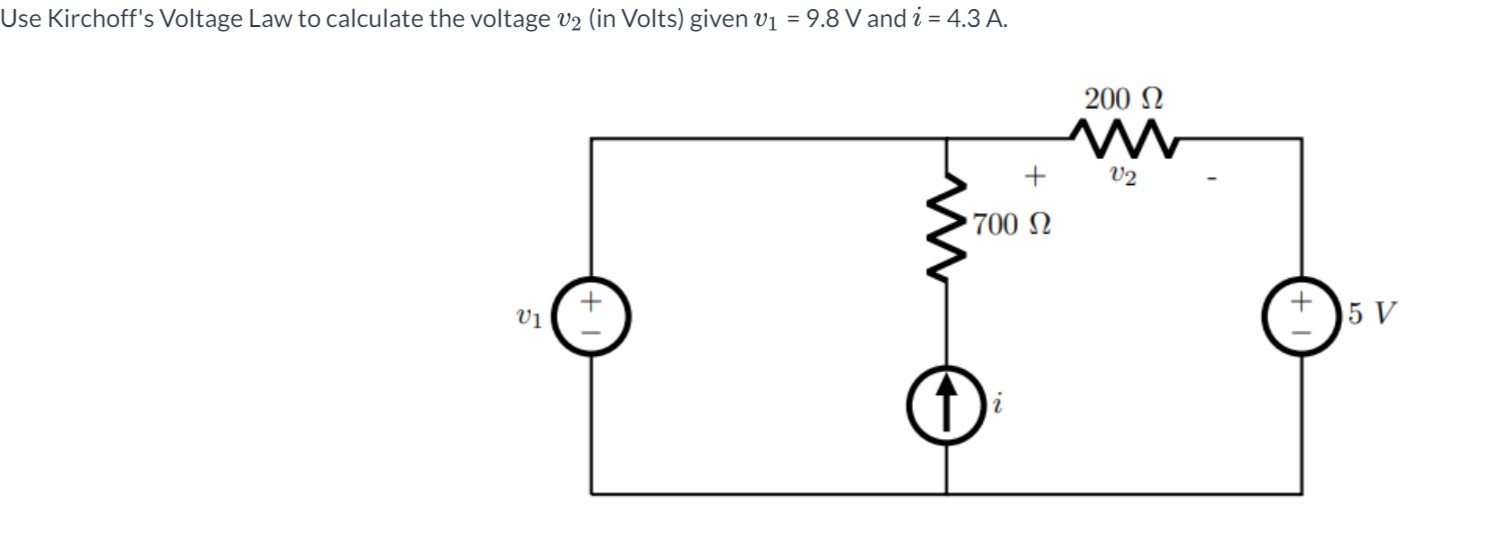 Show me the steps to calculate the voltage v2 ﻿(in | Chegg.com